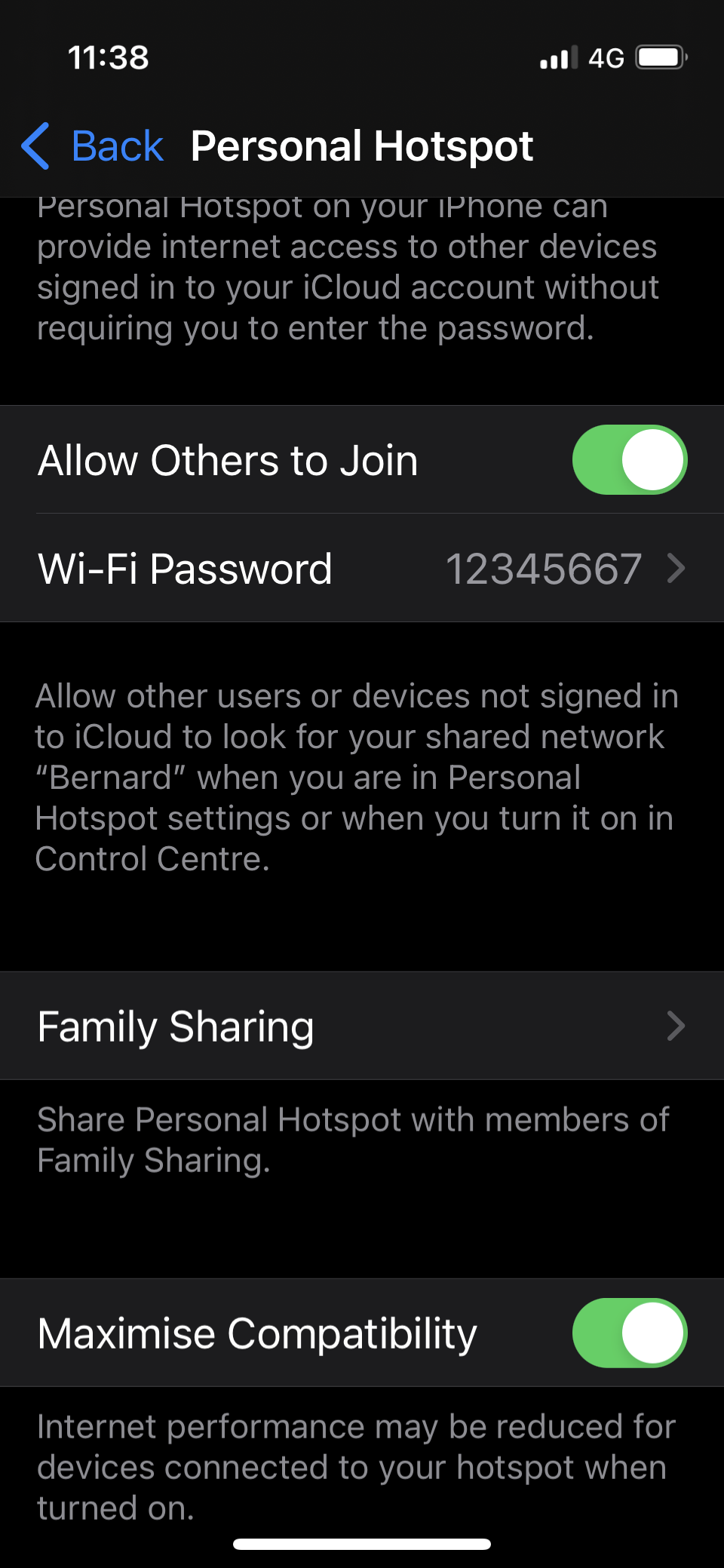 The IXrouter cannot detect the Wi-Fi hotspot of an Apple iPhone