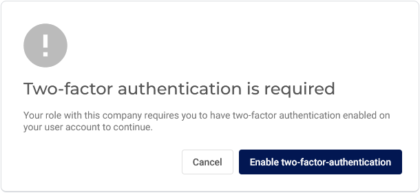 How to enable, disable, and enforce two-factor authentication (2FA)