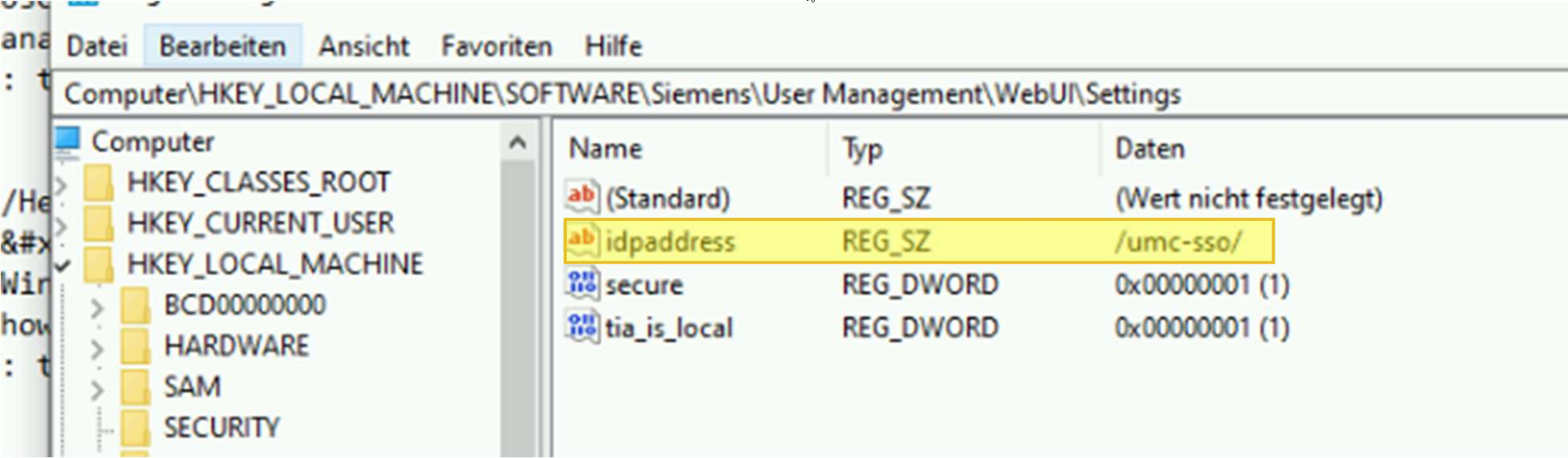 How to configure the Siemens WinCC Unified Runtime for use with HTTP EasyControl